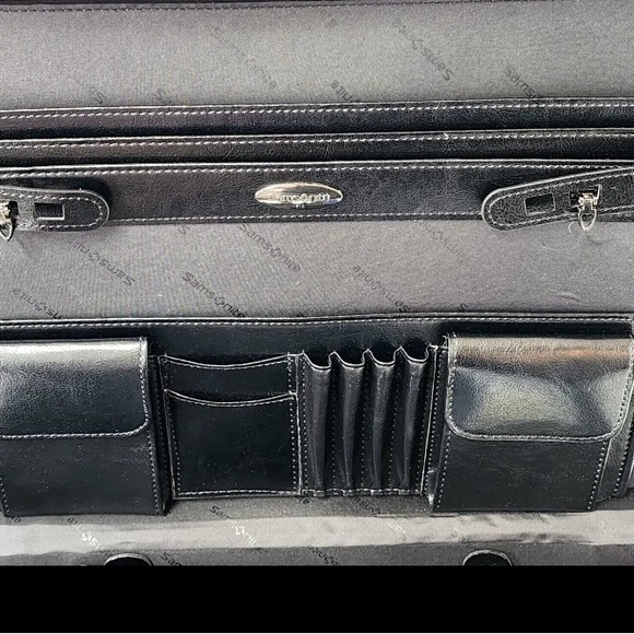 Samsonite | Accessories | Samsonite Leather Expandable Computer ...
